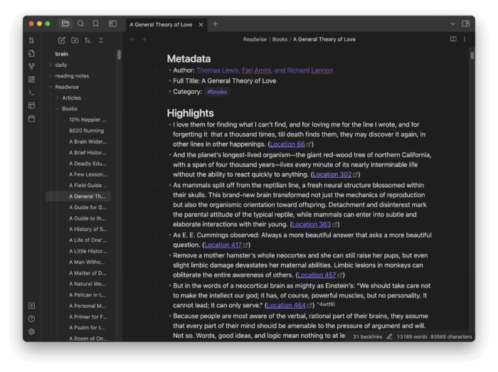 Winnie Lim » experimenting with Obsidian